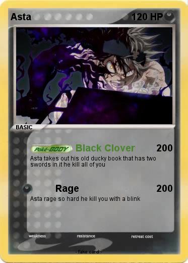 Pokémon Asta 12 12 - Black Clover - My Pokemon Card