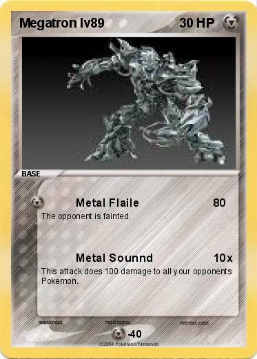 Pokémon Megatron lv89 - Metal Flaile - My Pokemon Card