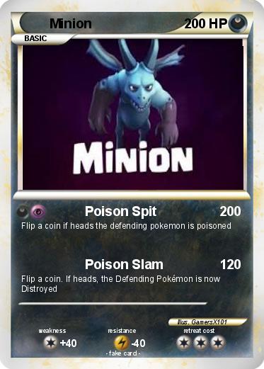 Pokémon Minion 106 106 - Poison Spit - My Pokemon Card