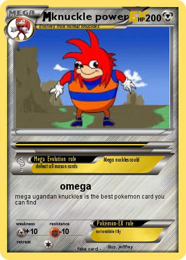 Pokémon knuckle power - omega - My Pokemon Card