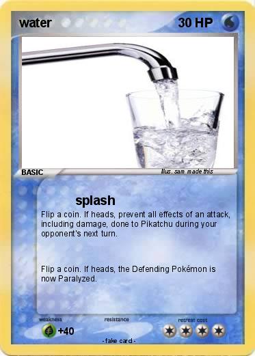 Pokémon water 1441 1441 - splash - My Pokemon Card