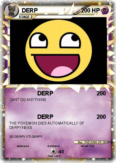 Pokémon DERP 1235 1235 - DERP - My Pokemon Card