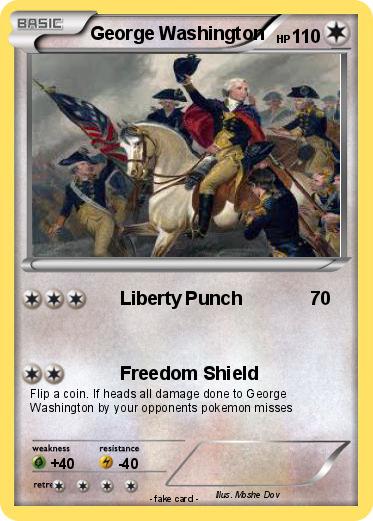 Pokémon George Washington 136 136 - Liberty Punch - My Pokemon Card