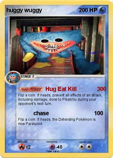 Pokémon huggy wuggy 72 72 - Hug Eat Kill 300 - My Pokemon Card