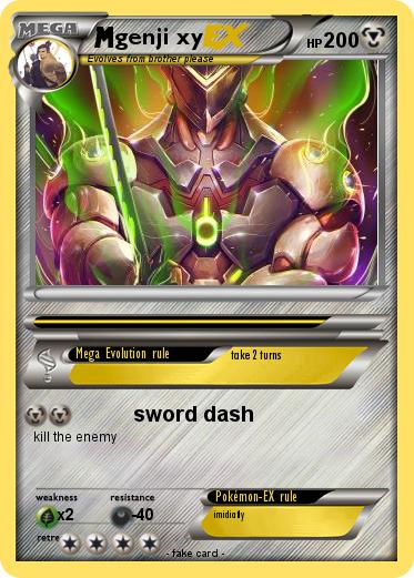 Pokémon genji xy - sword dash - My Pokemon Card