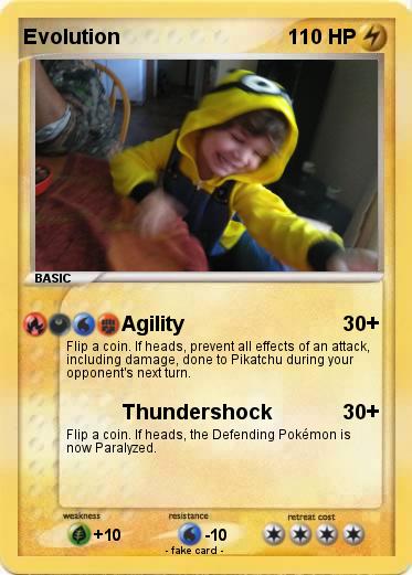 Pokémon Evolution 194 194 - Agility - My Pokemon Card