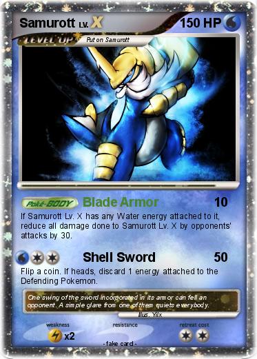 Pokémon Samurott 318 318 - Blade Armor - My Pokemon Card