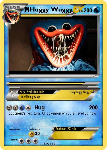Pokémon Huggy Wuggy 41 41 - Hug - My Pokemon Card