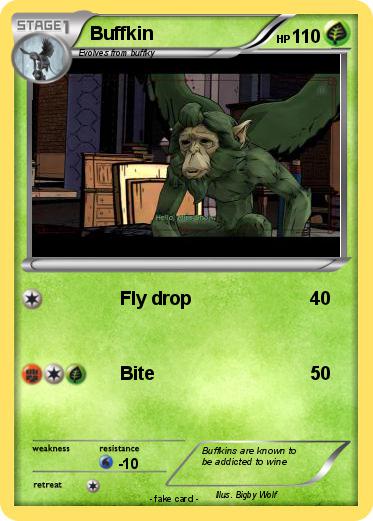 Pokémon Buffkin - Fly drop - My Pokemon Card