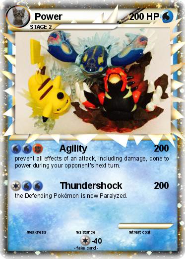 Pokémon Power 1155 1155 - Agility - My Pokemon Card