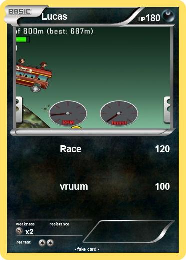 Pokémon Lucas 1726 1726 - Race - My Pokemon Card