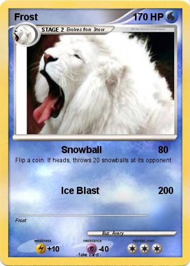 Pokémon Frost 216 216 - Snowball - My Pokemon Card
