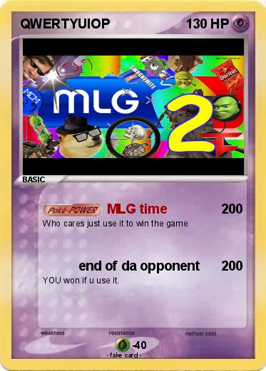 Pokémon QWERTYUIOP 20 20 - MLG time - My Pokemon Card