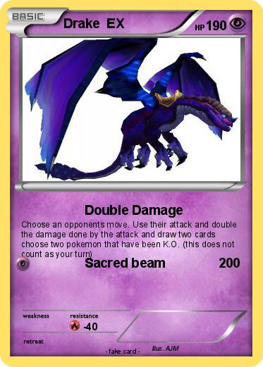 Pokémon Drake EX 4 4 - Double Damage - My Pokemon Card