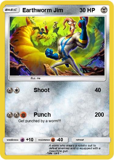 Pokémon Earthworm Jim 14 14 - Shoot - My Pokemon Card