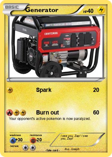 Pokémon Generator 27 27 - Spark - My Pokemon Card