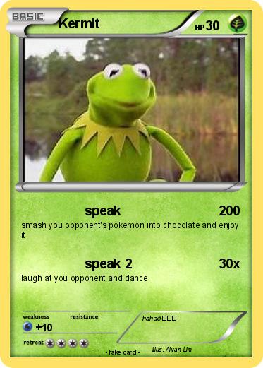 Pokémon Kermit 620 620 - speak - My Pokemon Card