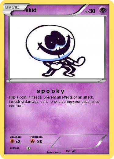 Pokémon skid 20 20 - s p o o k y - My Pokemon Card