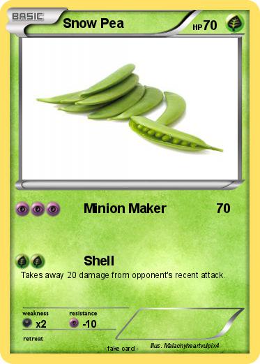 Pokémon Snow Pea 77 77 - Minion Maker - My Pokemon Card