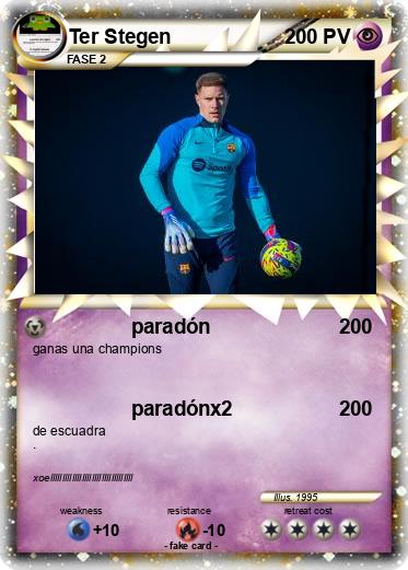 Pokémon Ter Stegen 3 3 - paradón - Mi carta pokémon
