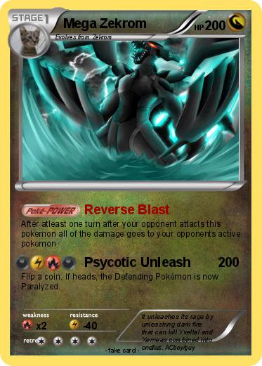 Pokémon Mega Zekrom 59 59 - Reverse Blast - My Pokemon Card
