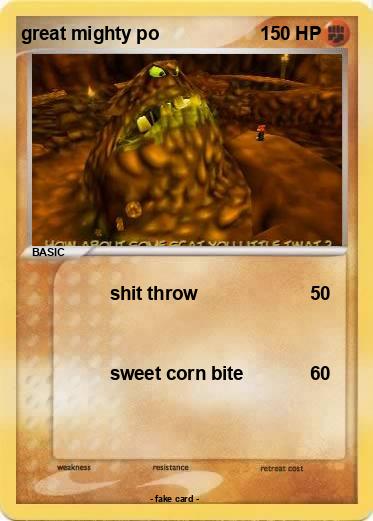 Pokémon great mighty po - shit throw - My Pokemon Card
