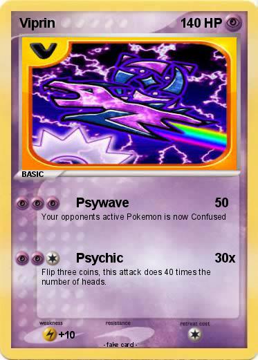 Pokémon Viprin 1 1 - Psywave - My Pokemon Card