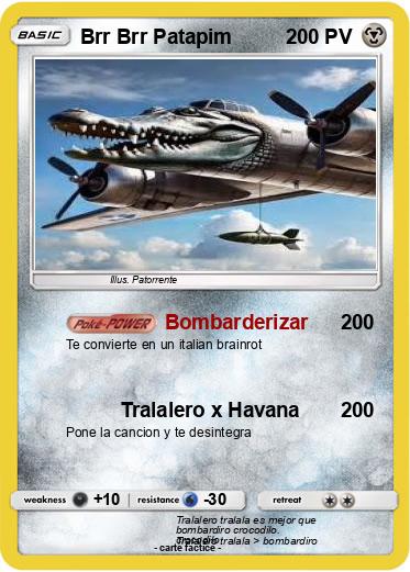 Pokémon Brr Brr Patapim 1 1 - Bombarderizar - Ma carte Pokémon