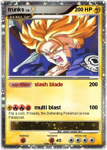 Pokémon trunks 380 380 - slash blade - My Pokemon Card
