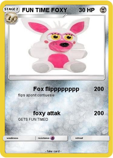 Pokémon FUN TIME FOXY 8 8 - Fox flipppppppp - My Pokemon Card