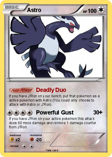Pokémon Astro 96 96 - Deadly Duo - My Pokemon Card