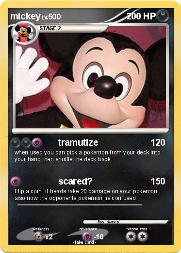 Pokémon mickey 824 824 - tramutize - My Pokemon Card