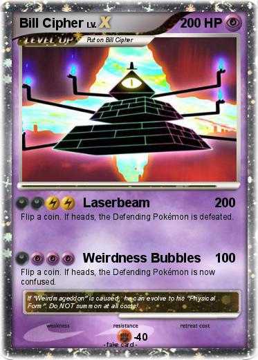 Pokémon Bill Cipher 195 195 - Laserbeam - My Pokemon Card