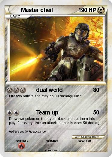 Pokémon Master cheif 93 93 - dual weild - My Pokemon Card