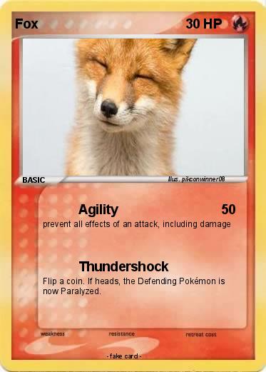 Pokémon Fox 994 994 - Agility - My Pokemon Card