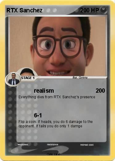Pokémon RTX Sanchez - realism - My Pokemon Card