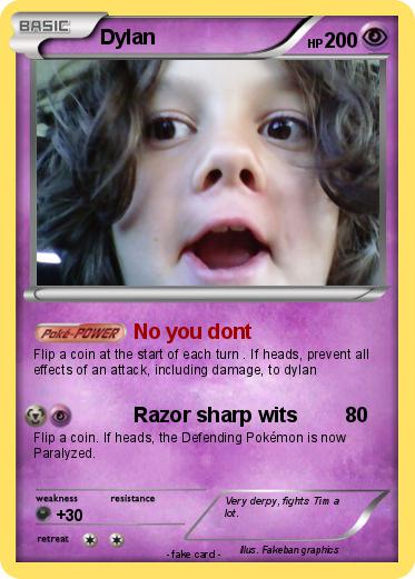 Pokémon Dylan 976 976 - No you dont - My Pokemon Card