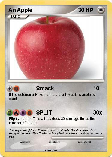 Pokémon An Apple - Smack - My Pokemon Card