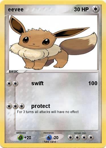 Pokémon eevee 1882 1882 - swift - My Pokemon Card