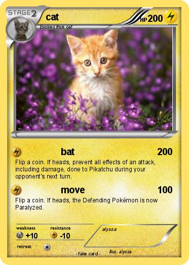 Pokémon cat 1964 1964 - bat - My Pokemon Card