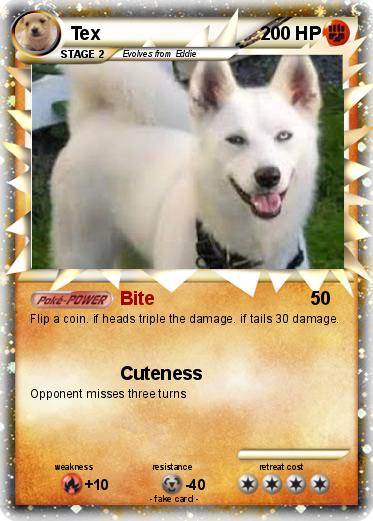 Pokémon Tex 35 35 - Bite - My Pokemon Card