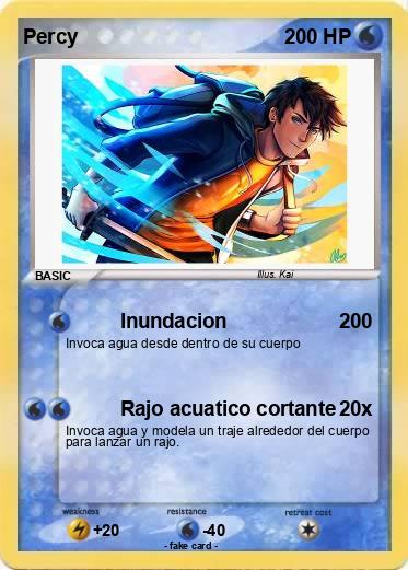 Pokémon Percy 910 910 - Inundacion - My Pokemon Card