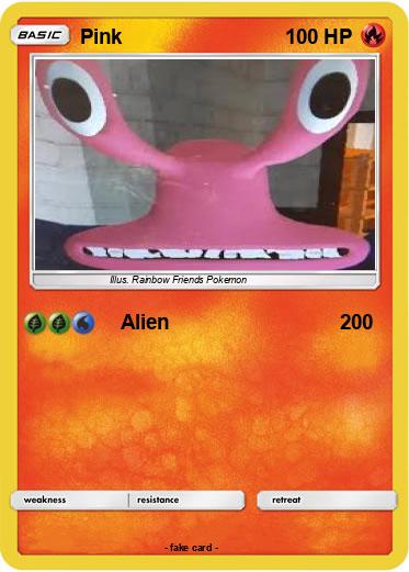 Pokémon Pink 1712 1712 - Alien - My Pokemon Card