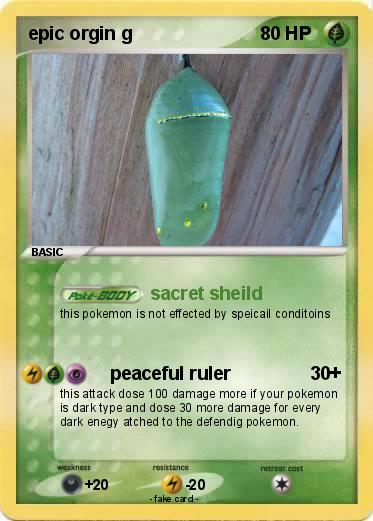 Pokémon epic orgin g - sacret sheild - My Pokemon Card