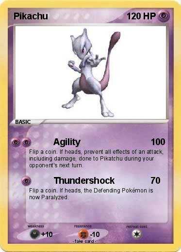 Pokémon Mewtwo 5564 5564 - Shadow ball - My Pokemon Card