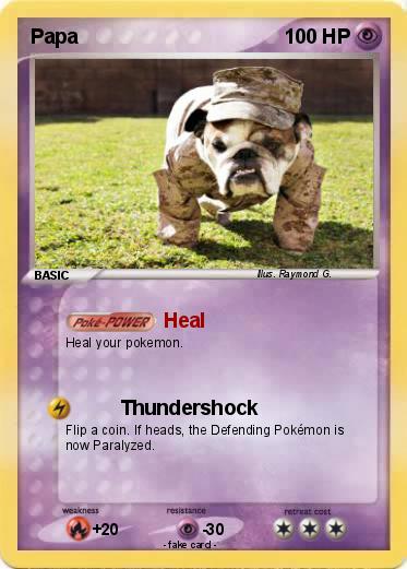 Pokémon Papa 899 899 - Heal - My Pokemon Card