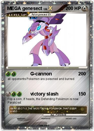 Pokémon MEGA genesect 33 33 - G-cannon - My Pokemon Card