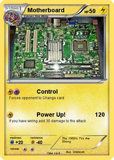 Pokémon Motherboard 1 1 - Control - My Pokemon Card