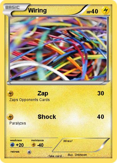 Pokémon Wiring - Zap - My Pokemon Card