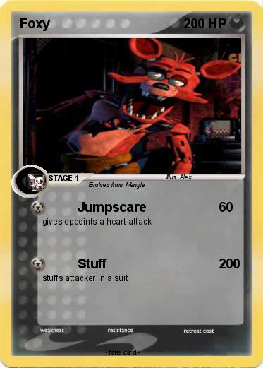 Pokémon Foxy 474 474 - Jumpscare - My Pokemon Card